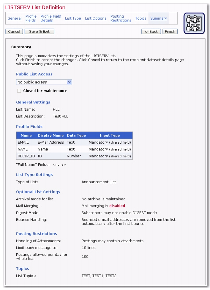 Creating Hosted LISTSERV Lists